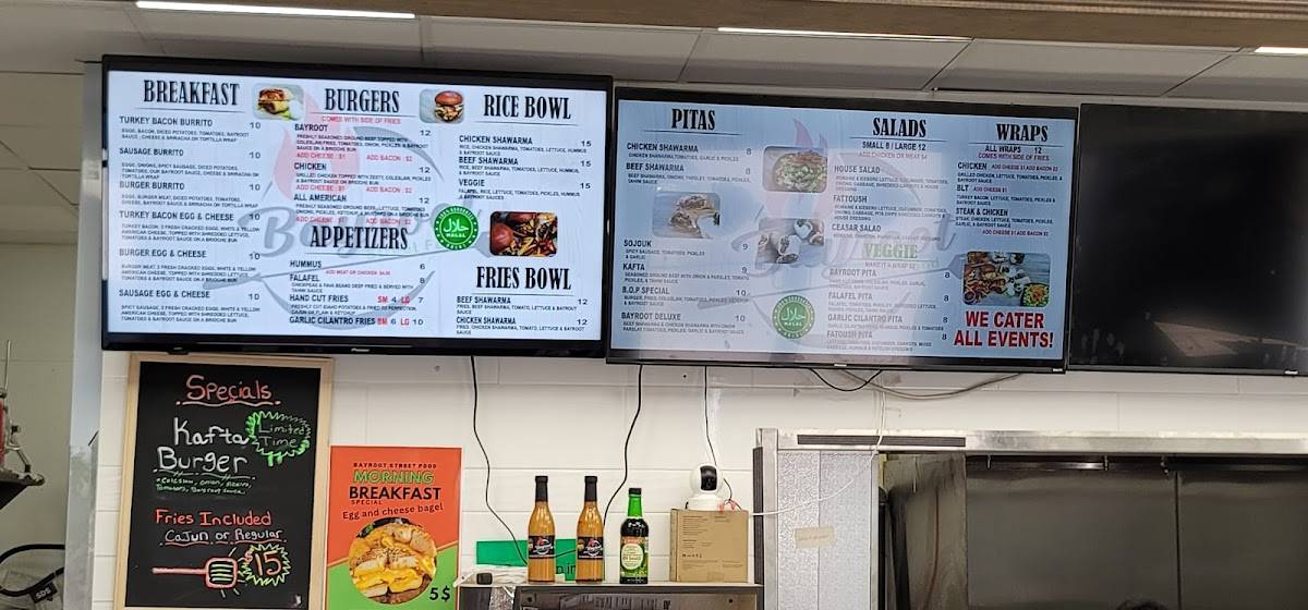 Menu at Bay Root Street Food restaurant, Livonia