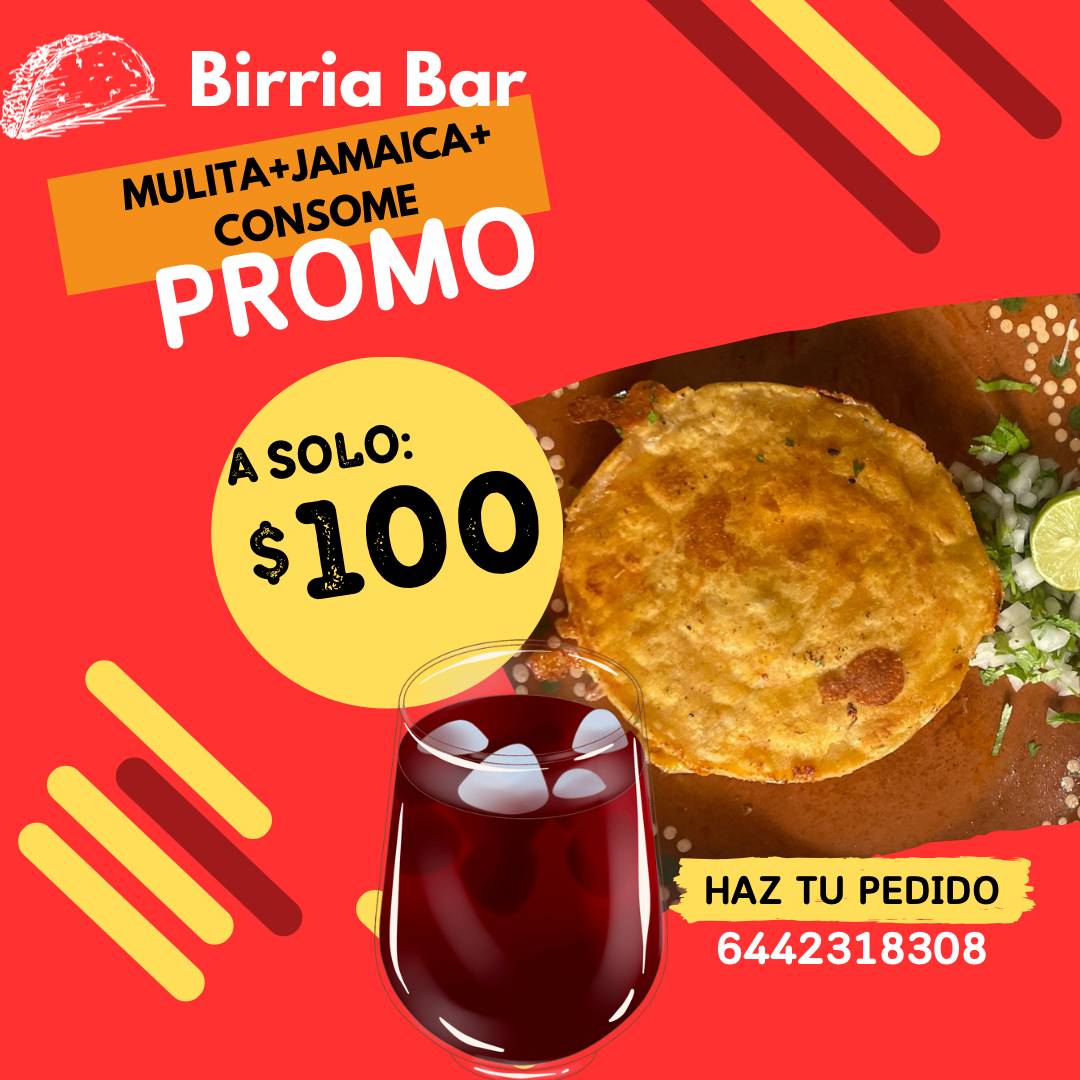 Carta de Birria BAR, Ciudad Obregón