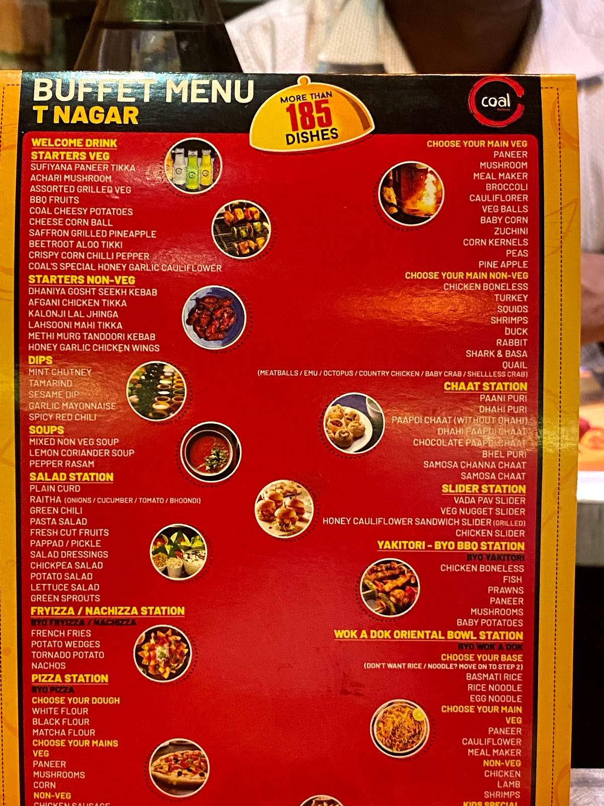 Menu at COAL BARBECUES, Chennai, 40