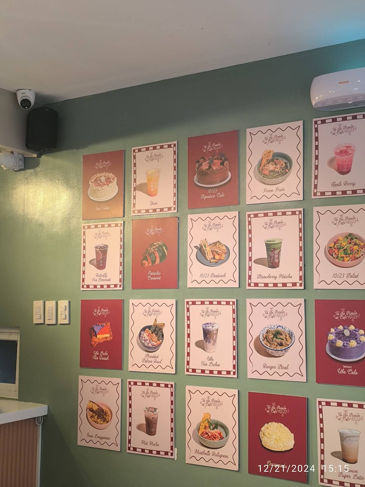 Menu at Cafe 10/23, Imus