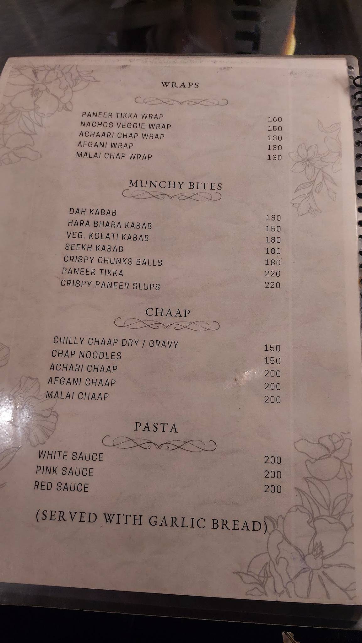 Menu at THE MAD CAFE, Rishikesh, 61/2