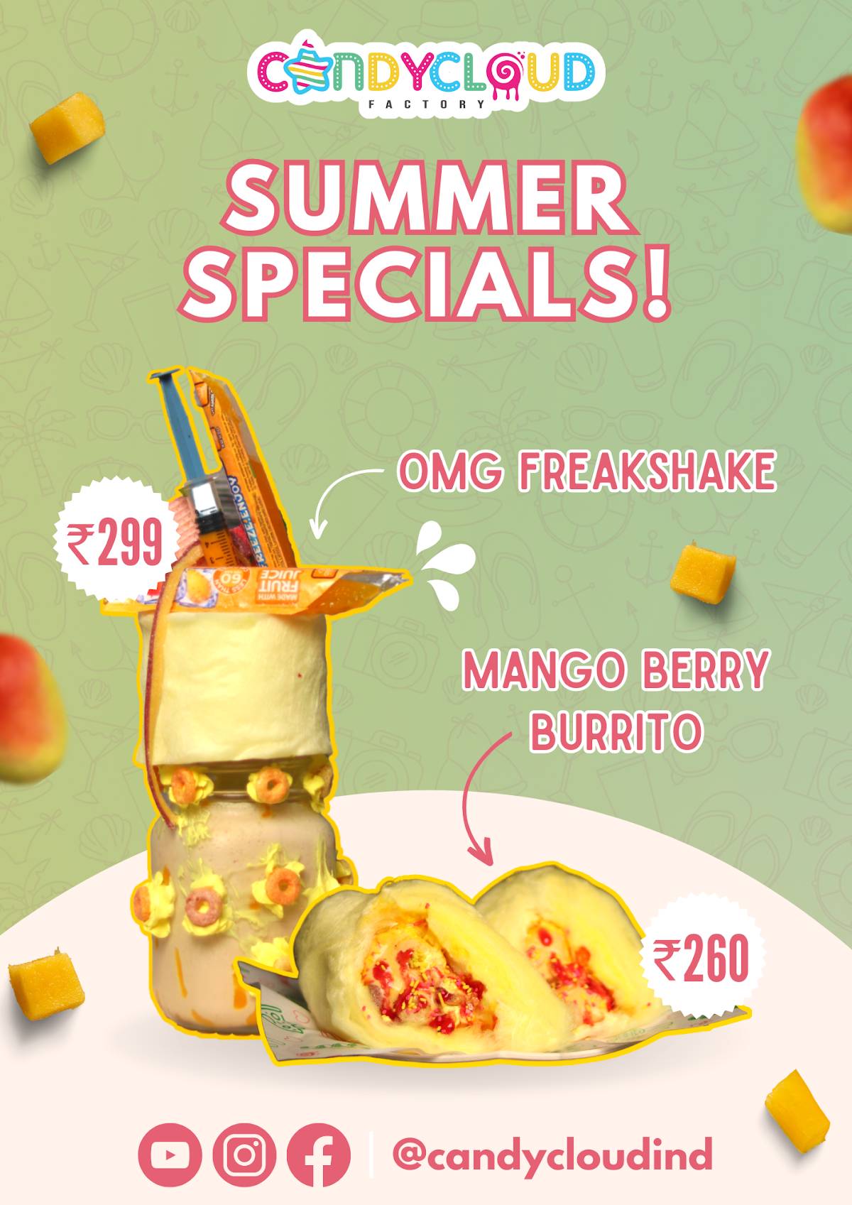 Menu at Candy Cloud Factory, Bengaluru, 88