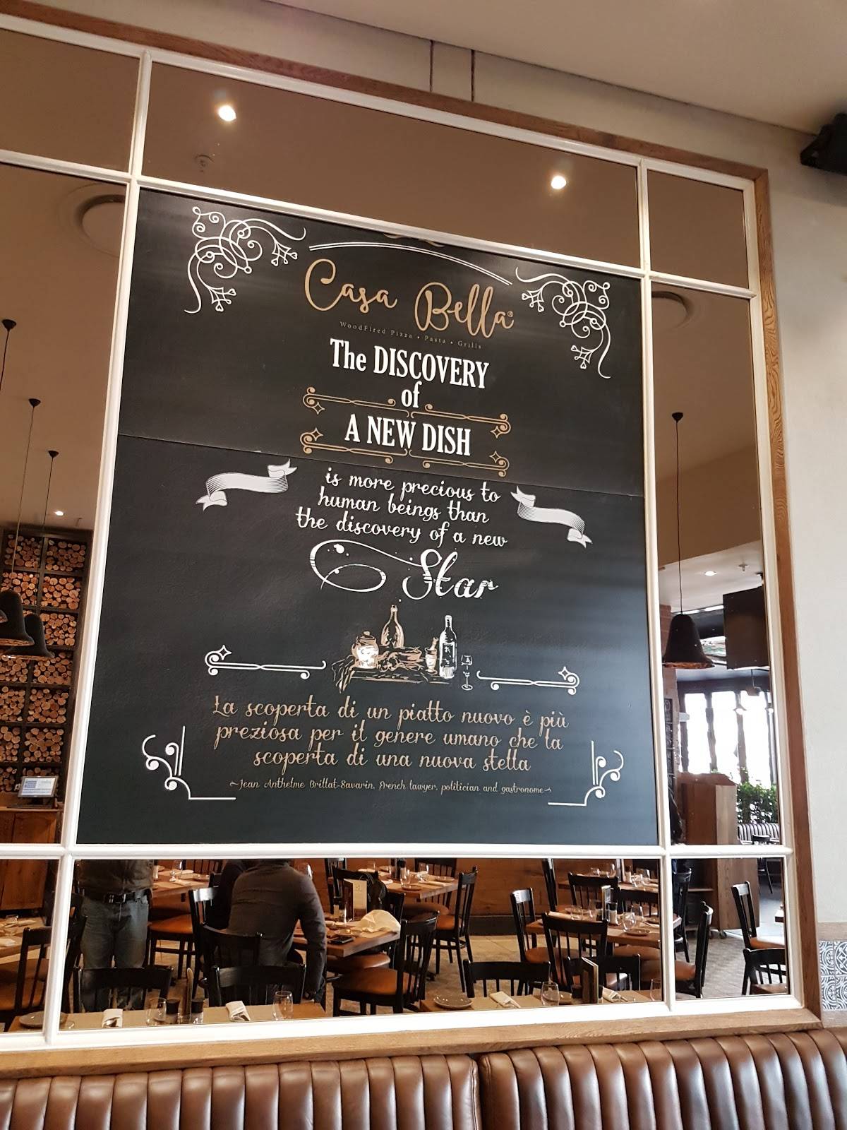 Menu at Casa Bella Mall of Africa restaurant, Midrand, Shop 2059