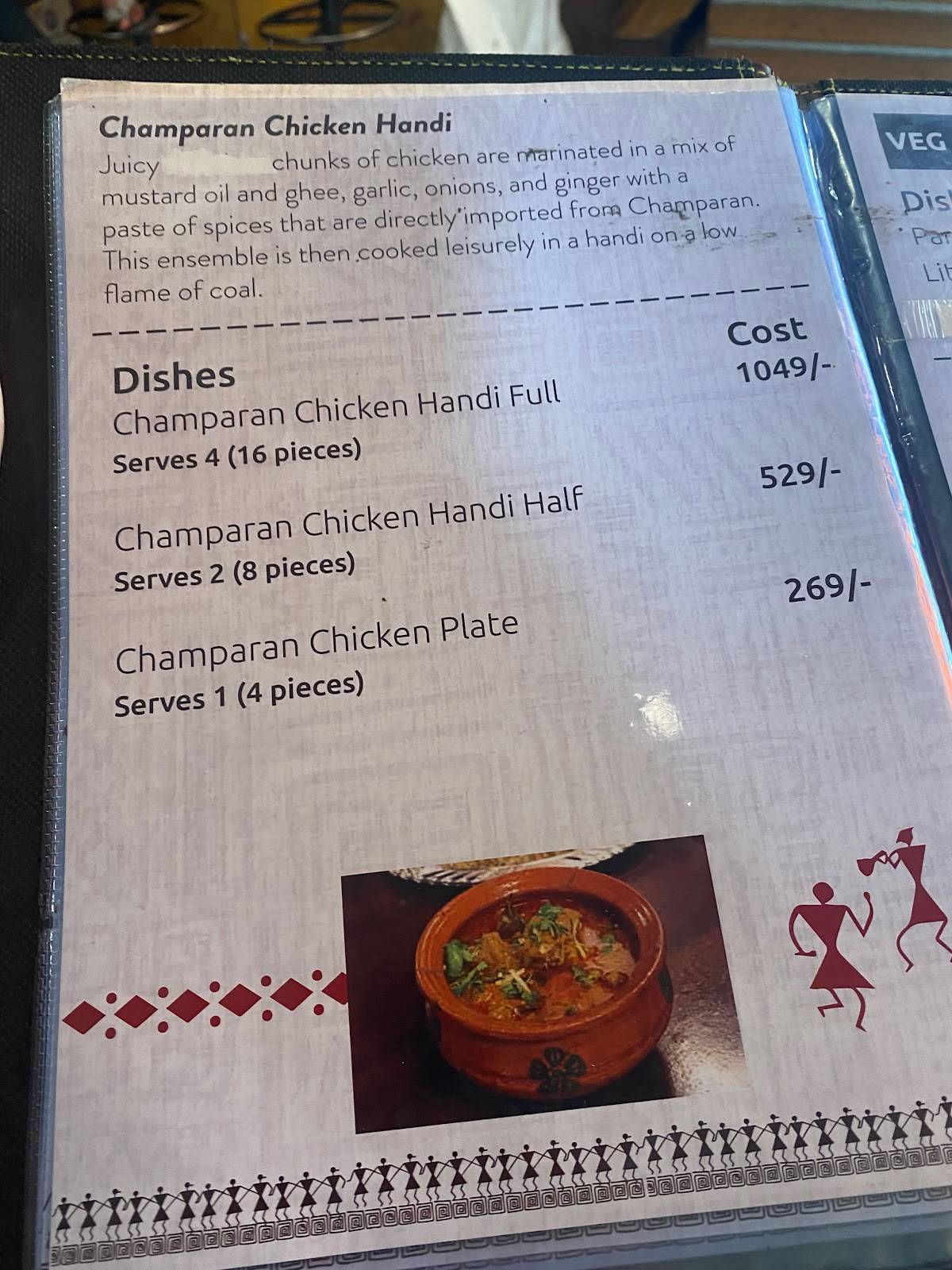 Menu at Champaran The Handi House, Pimpri-Chinchwad