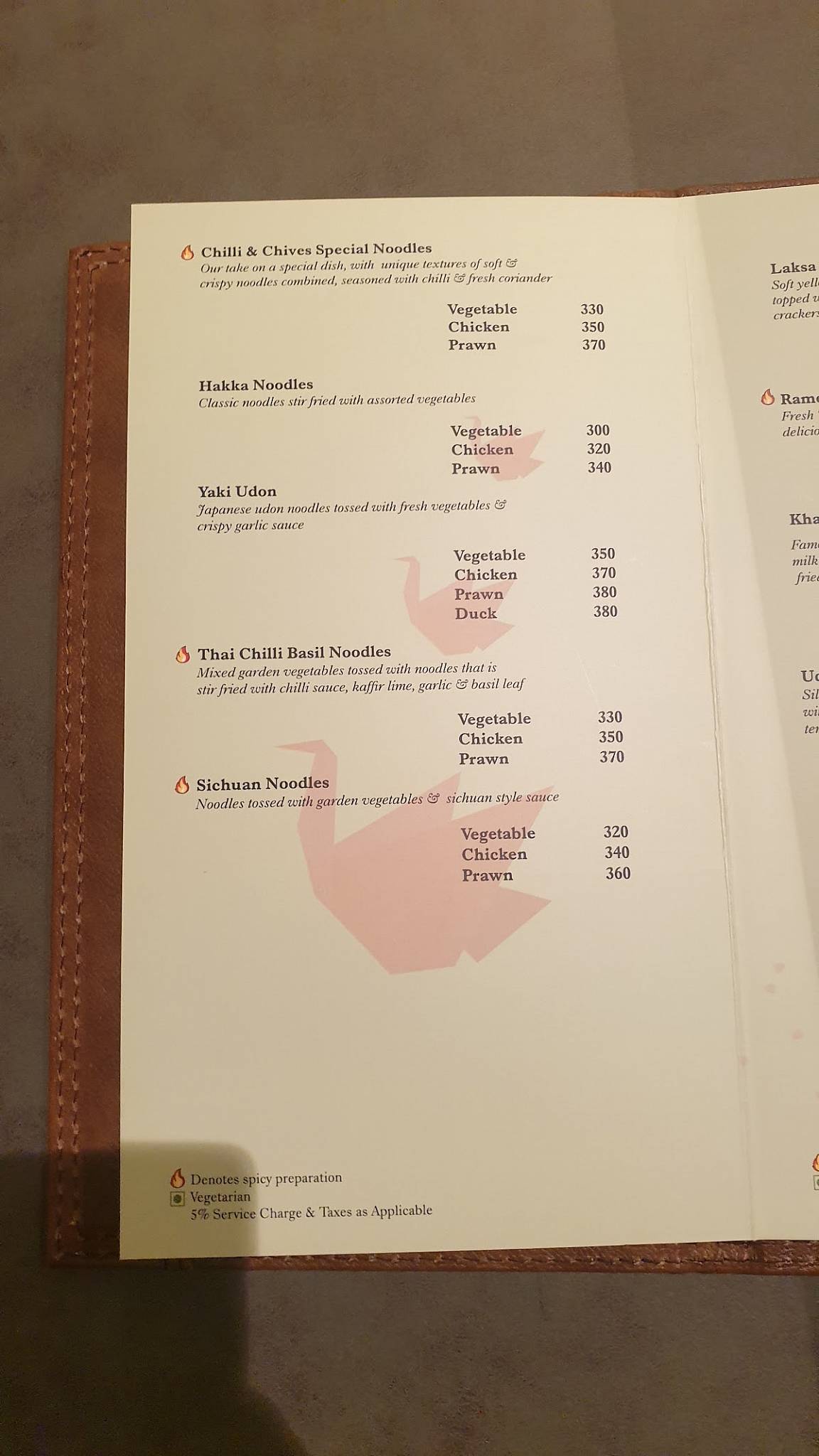 Menu at Chilli & Chives, Bengaluru