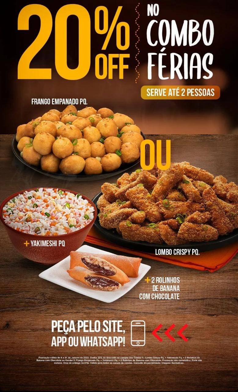 Menu at China In Box restaurant, Brasília, 18
