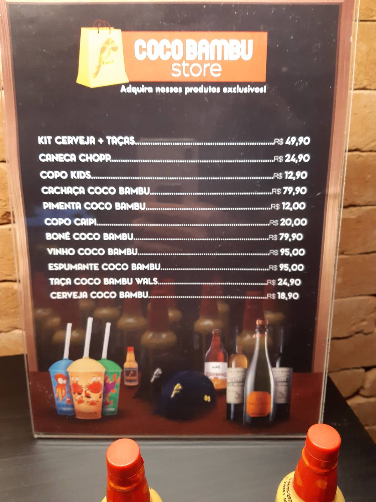 Menu em Coco Bambu Botafogo restaurante, Rio de Janeiro