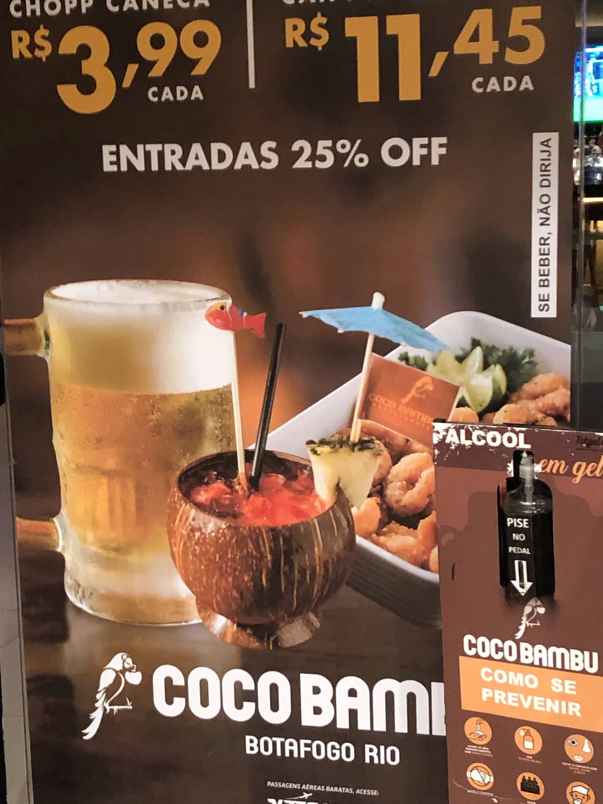 Menu em Coco Bambu Botafogo restaurante, Rio de Janeiro