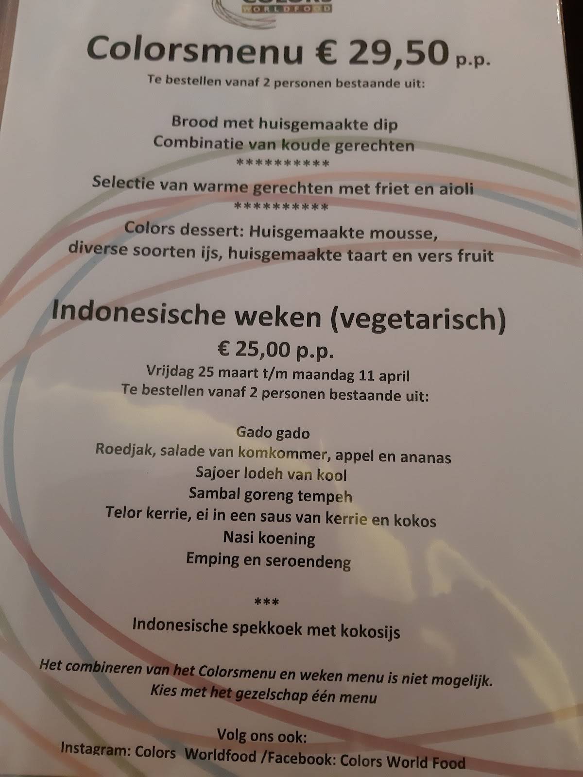 Carta de Colors World Food, Wageningen