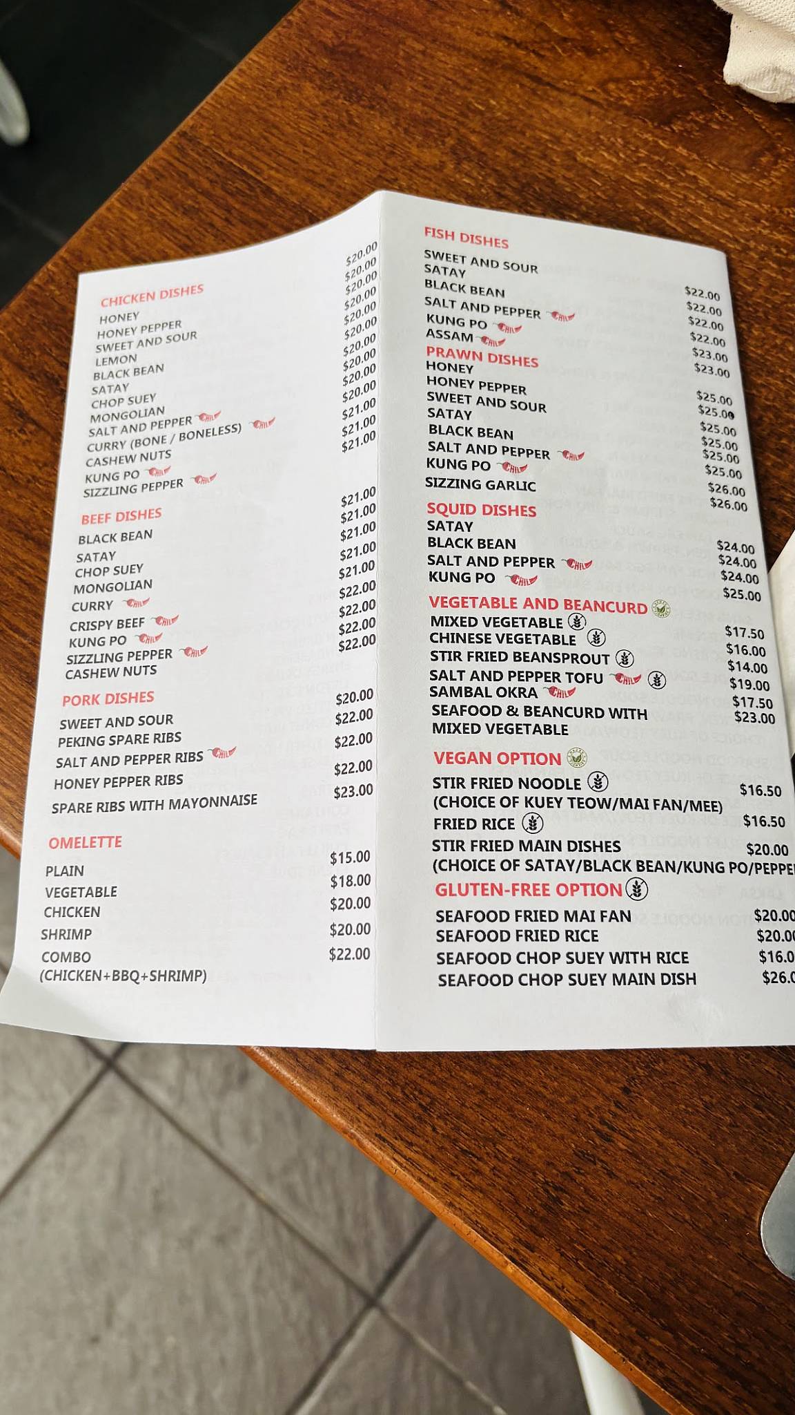 Menu at Coolby Asian Wok restaurant, Coolbellup