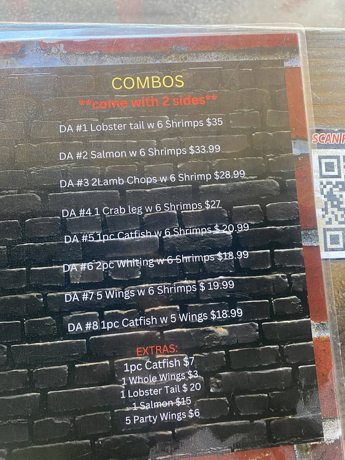 Menu at Da Menu restaurant, Douglasville