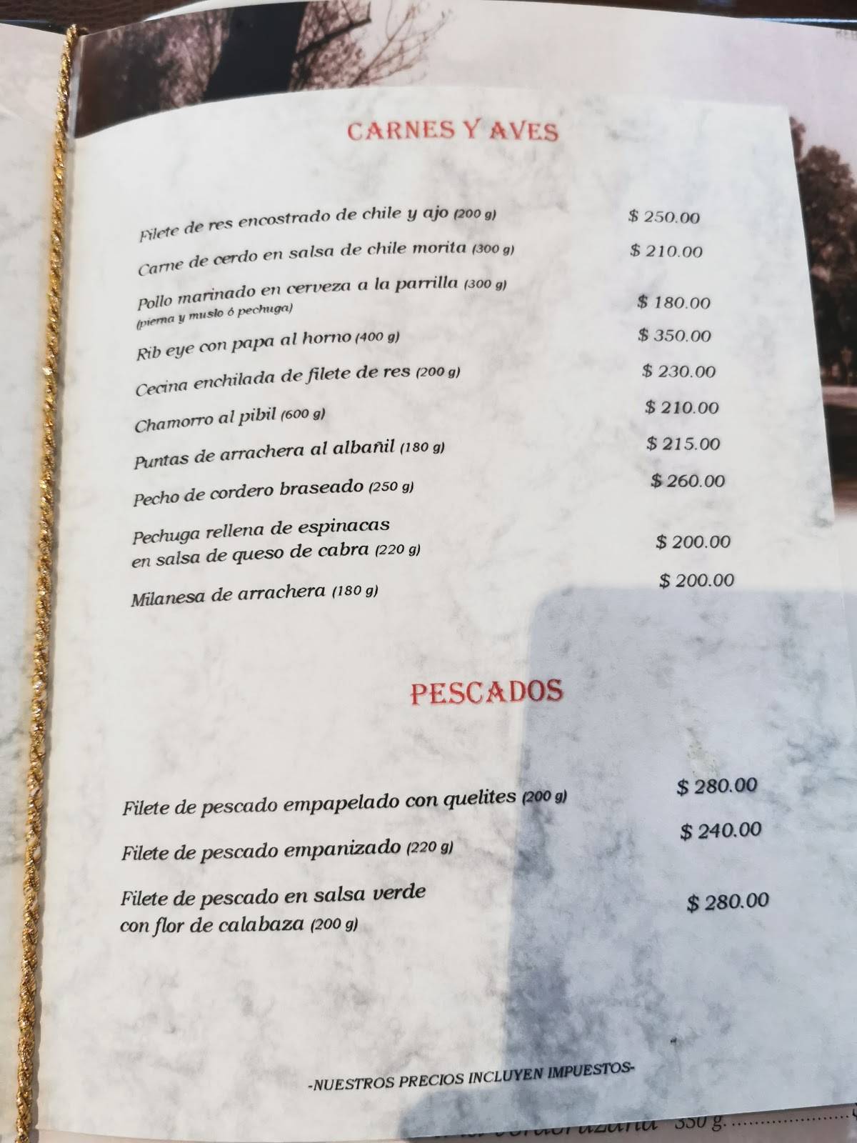 Carta del restaurante El Cardenal Lomas, Ciudad López Mateos, Av. Paseo ...