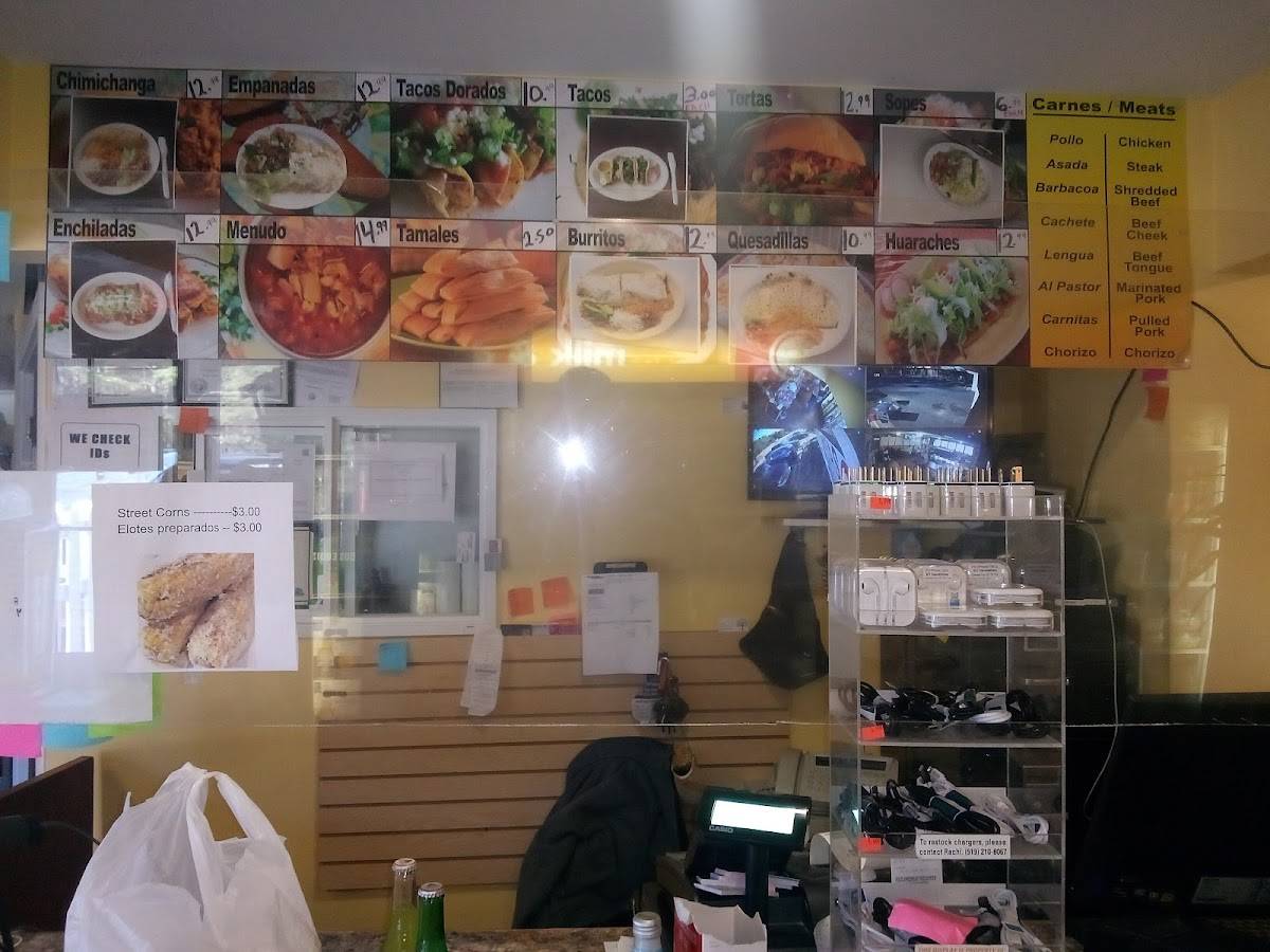 Menu at El Mirasol-Mexican Grill and Store restaurant, Burgaw