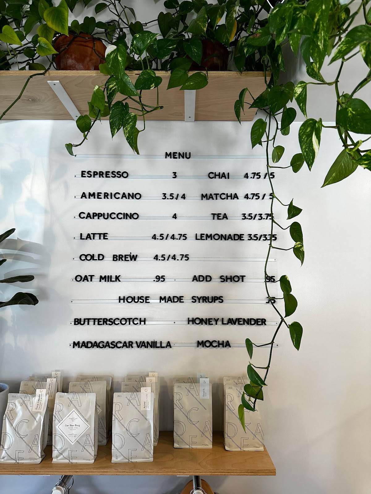 Menu at Everbloom Coffee restaurant, Indio