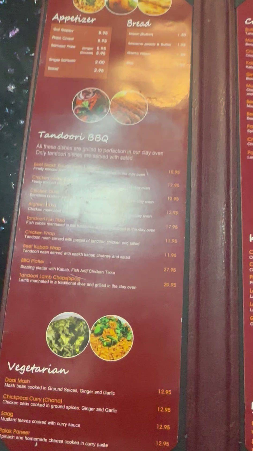 Menu at Faisal Kabab Hut restaurant, Calgary