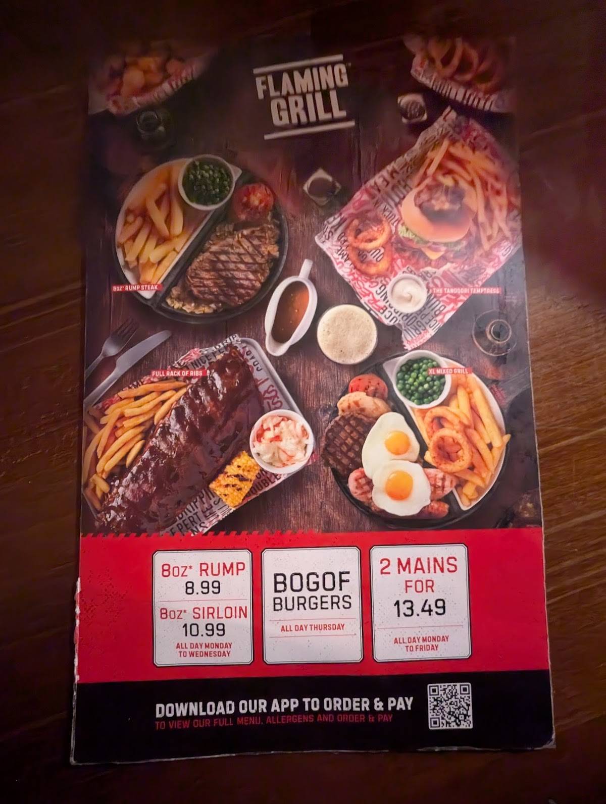 Menu at Fenay Bridge pub & bar, Huddersfield, 241 Penistone Rd