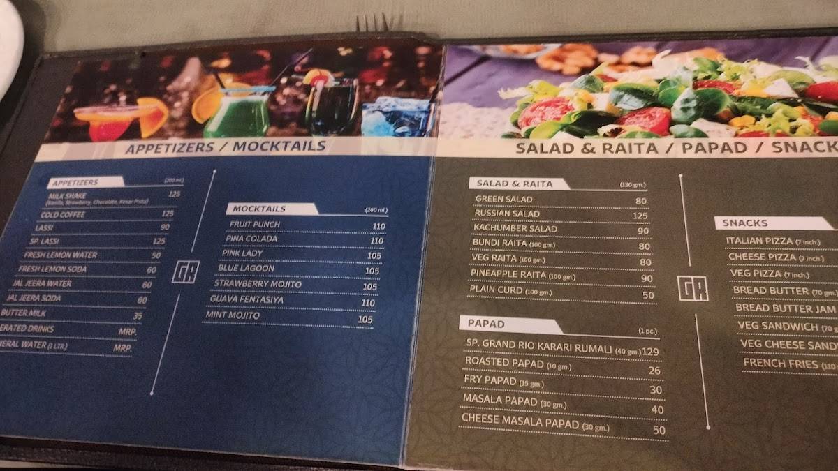 Menu at GRAND RIO RESTAURANT & BANQUET, Ahmedabad