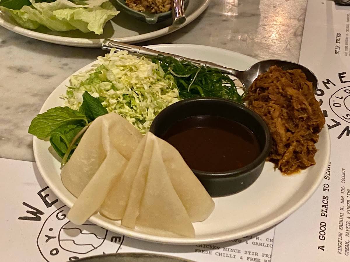 Menu at Golden Boy restaurant, Adelaide