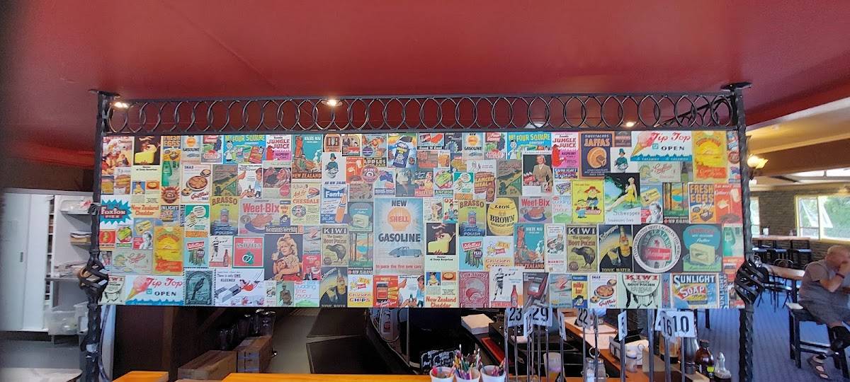 Menu at Grove Tavern restaurant, Blenheim