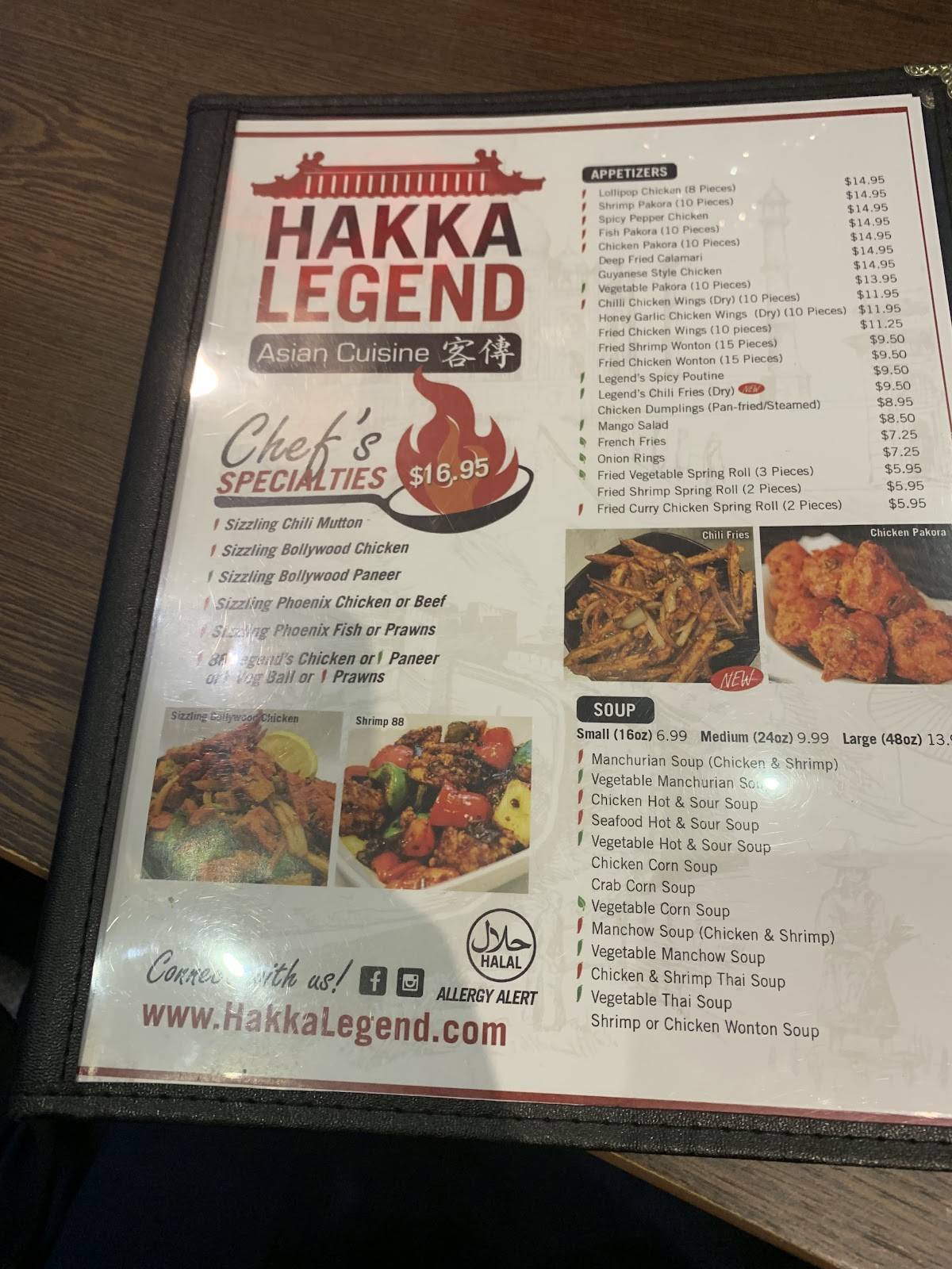 Hakka legend menu store