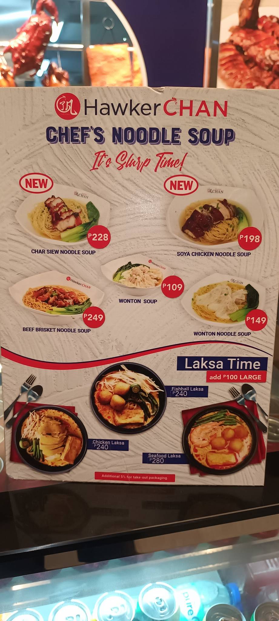 Menu at Hawker Chan Ayala Malls Manila Bay restaurant, Parañaque, G/F ...