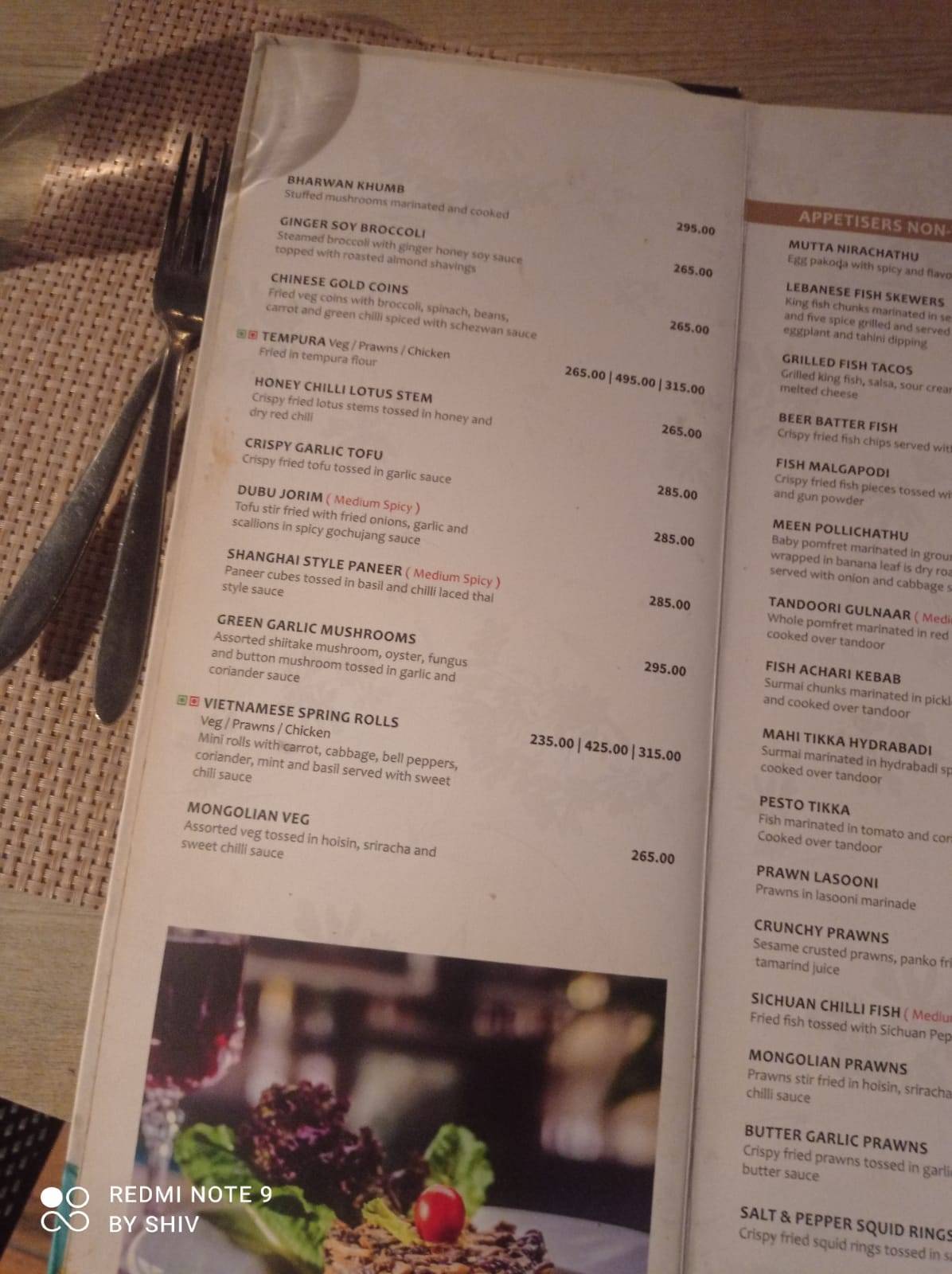 Menu at Hotel Blu Grass Banquet Fine Dine Restaurant, Pune
