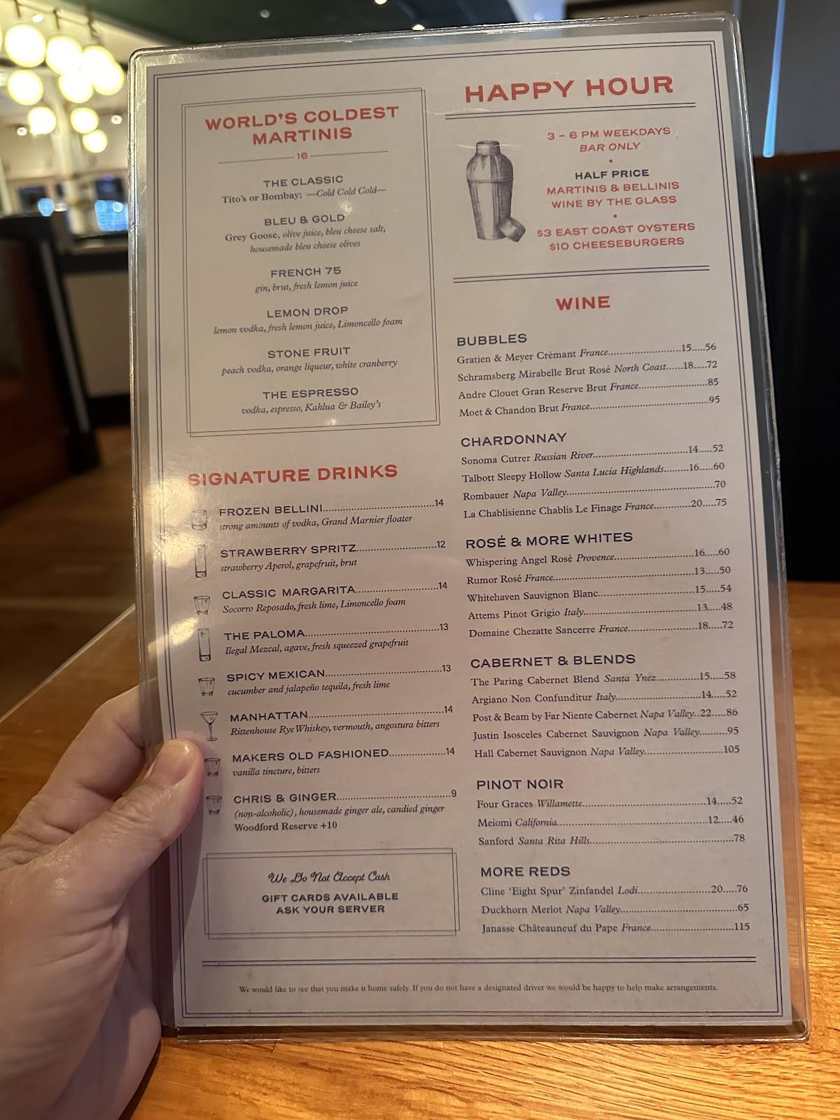 Menu at Hudson House restaurant, Addison, Belt Line Rd