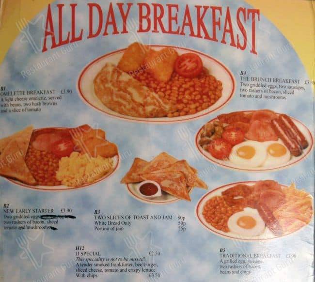 Menu at Jenny's Restaurants - Hayes, Hayes, 13 East Ave