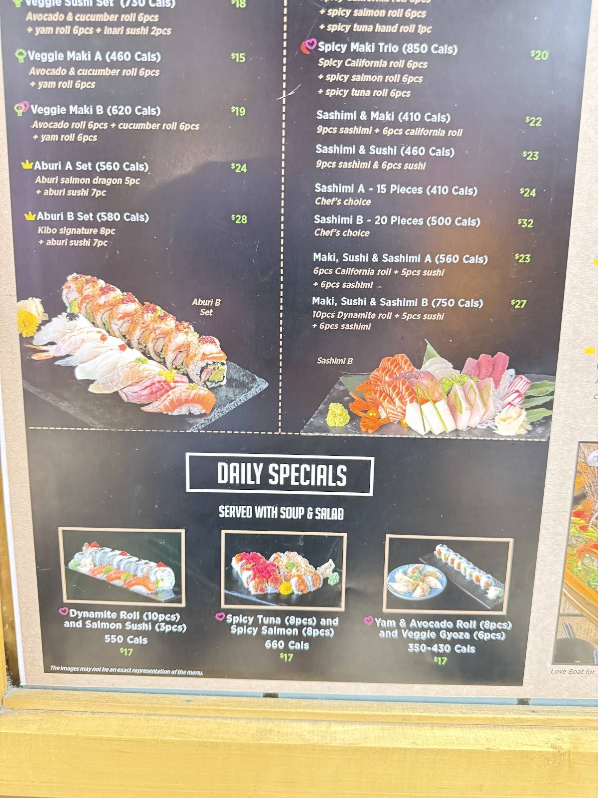 Carta del restaurante KIBO Sushi House - Leslie, Richmond Hill