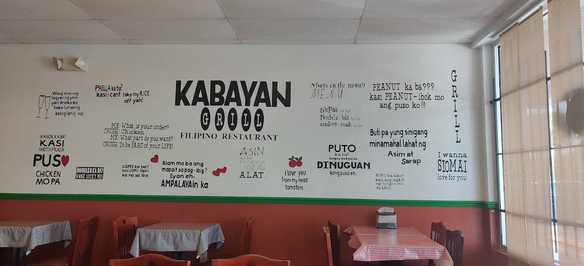 Menu at Kabayan Grill Filipino Restaurant, Kissimmee