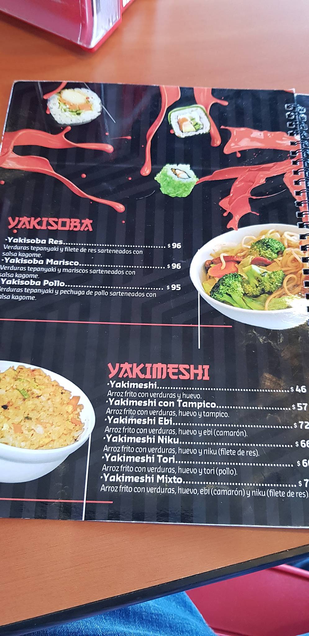 Carta del restaurante Kapital Sushi Zacatecas, Guadalupe