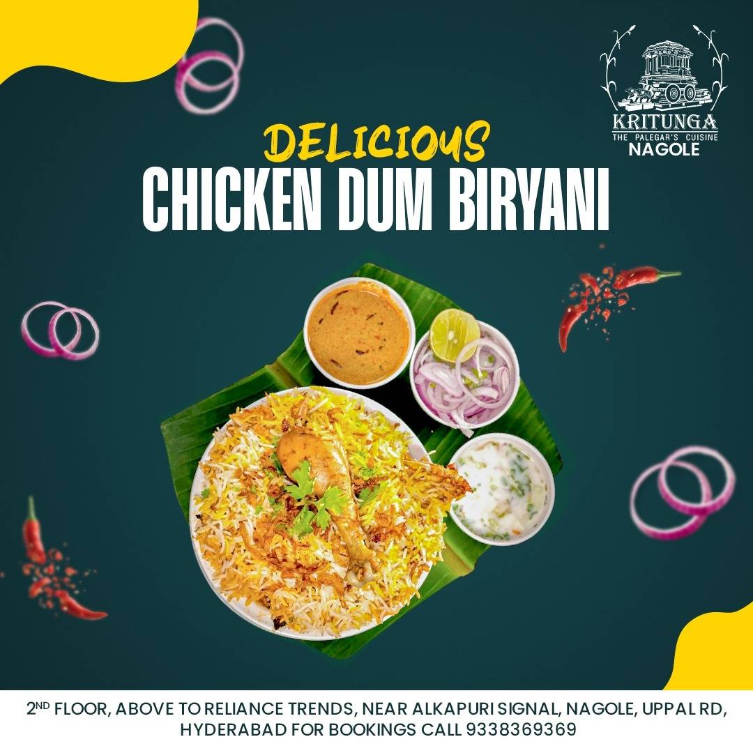 Menu at Kritunga Restaurant - Nagole, Hyderabad