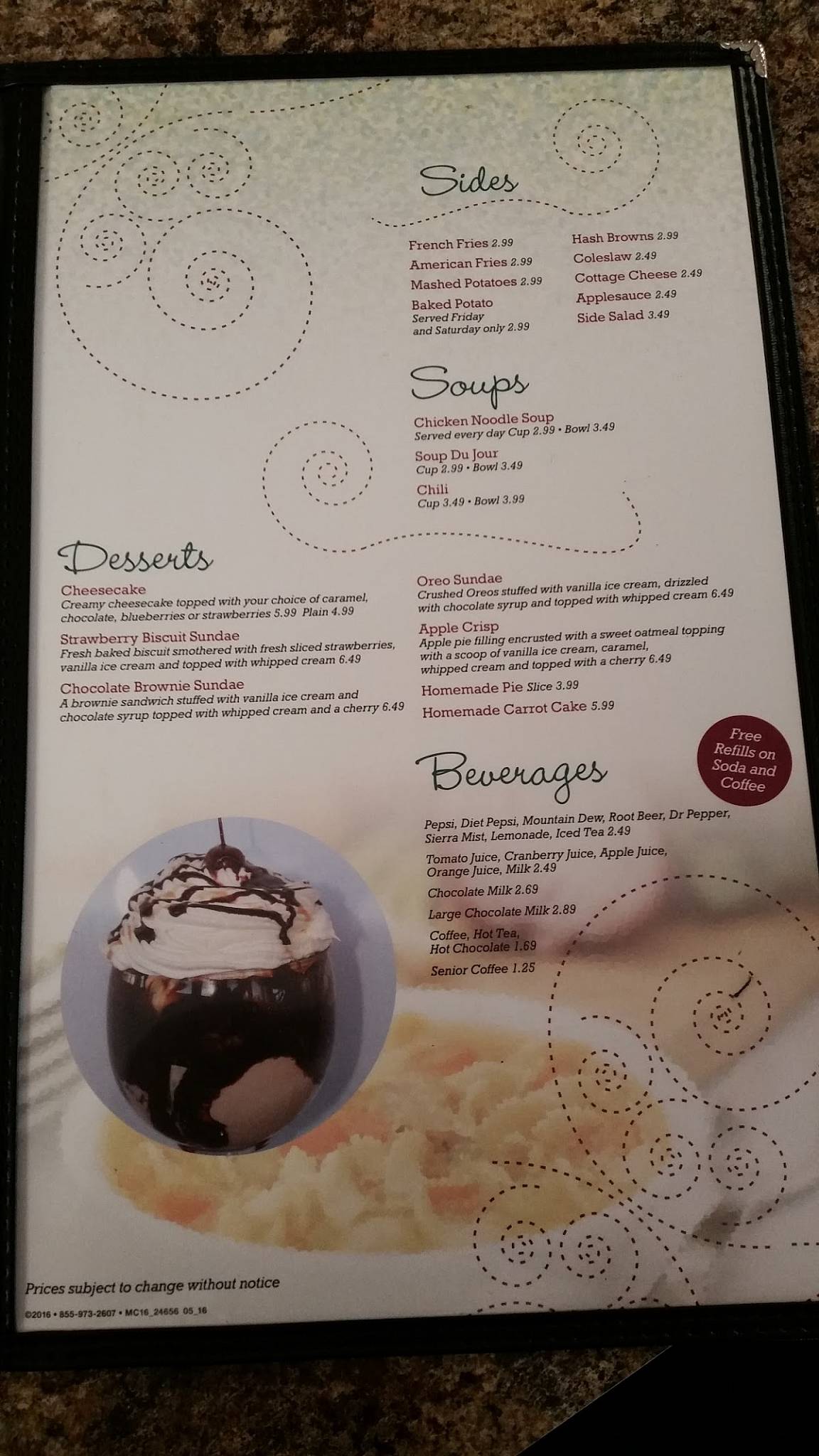 Menu at Linwood Corners Cafe, Linwood