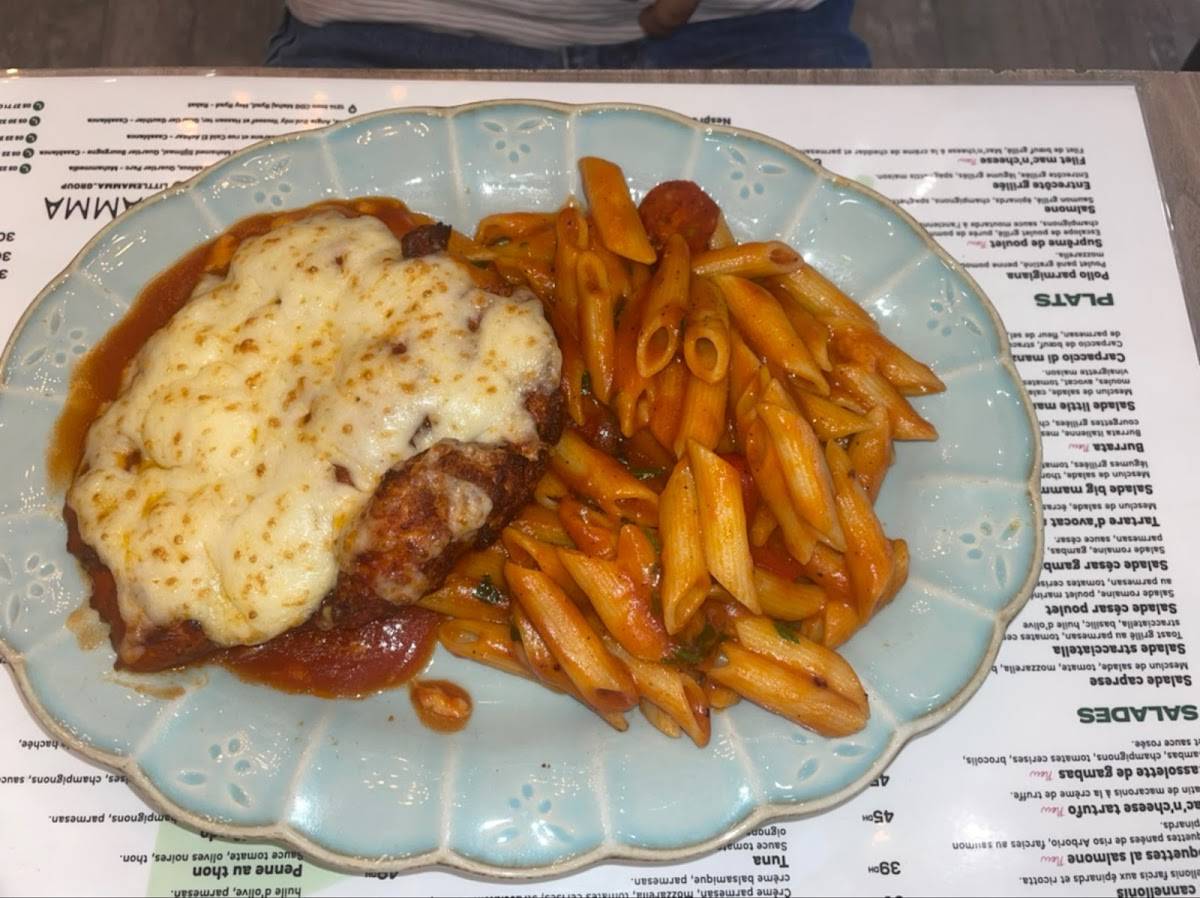 Menu au Little Mamma Bir Anzarane restaurant, Casablanca, Rue Kaid al ...