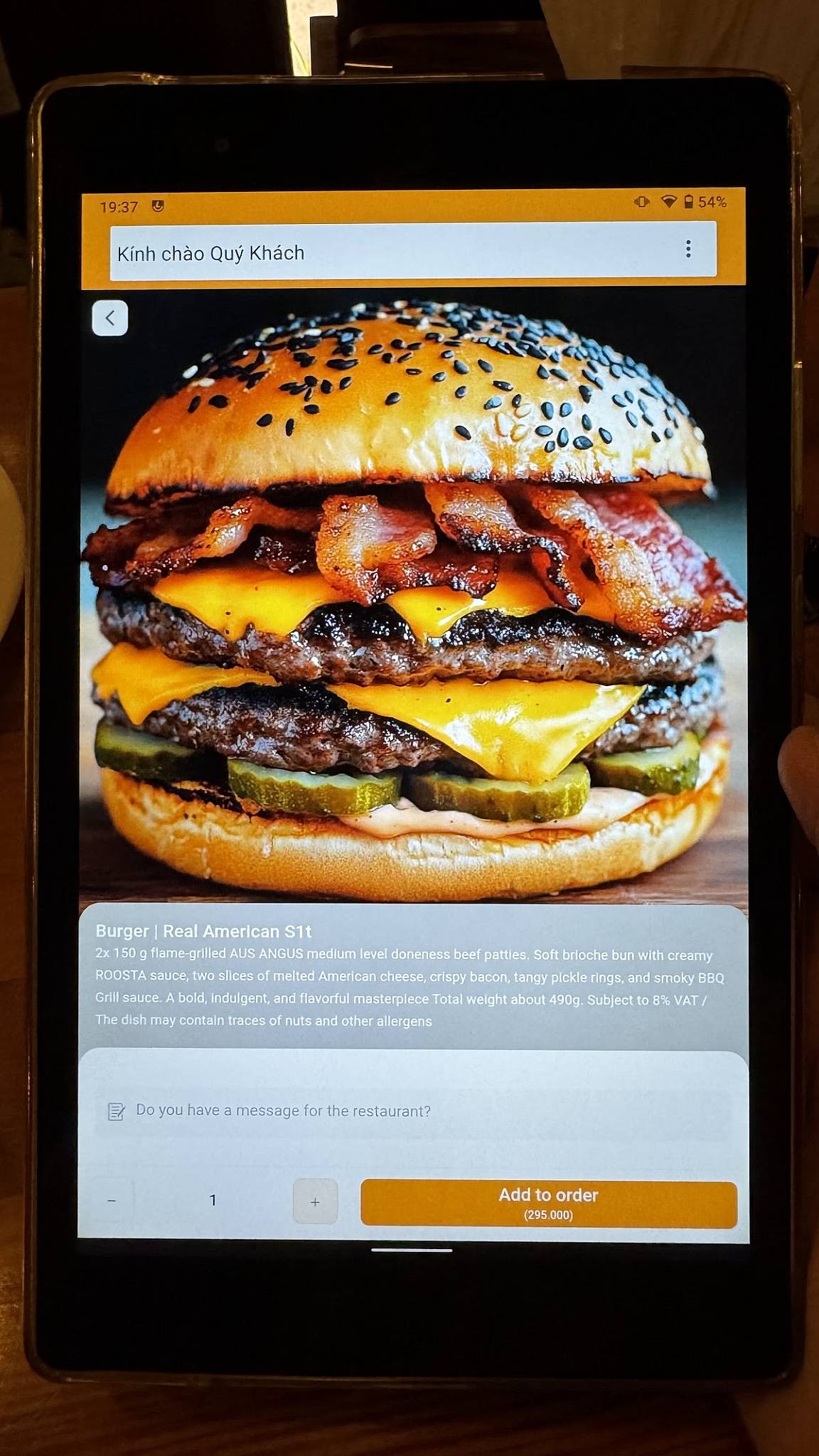 Menu at MAD ROOSTA Burgers & Grill restaurant, Ho Chi Minh City