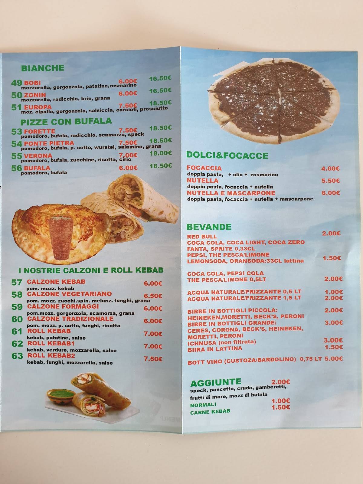 Menu at Malik Grill restaurant, Vigasio