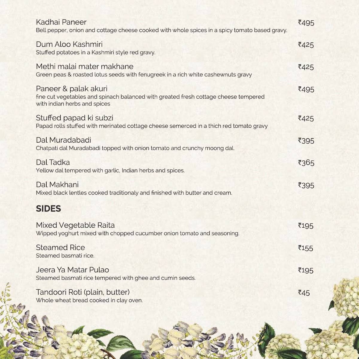 Menu at Meraaki Kitchen, Jaipur, Near Civil Lines Metro Station Piller ...