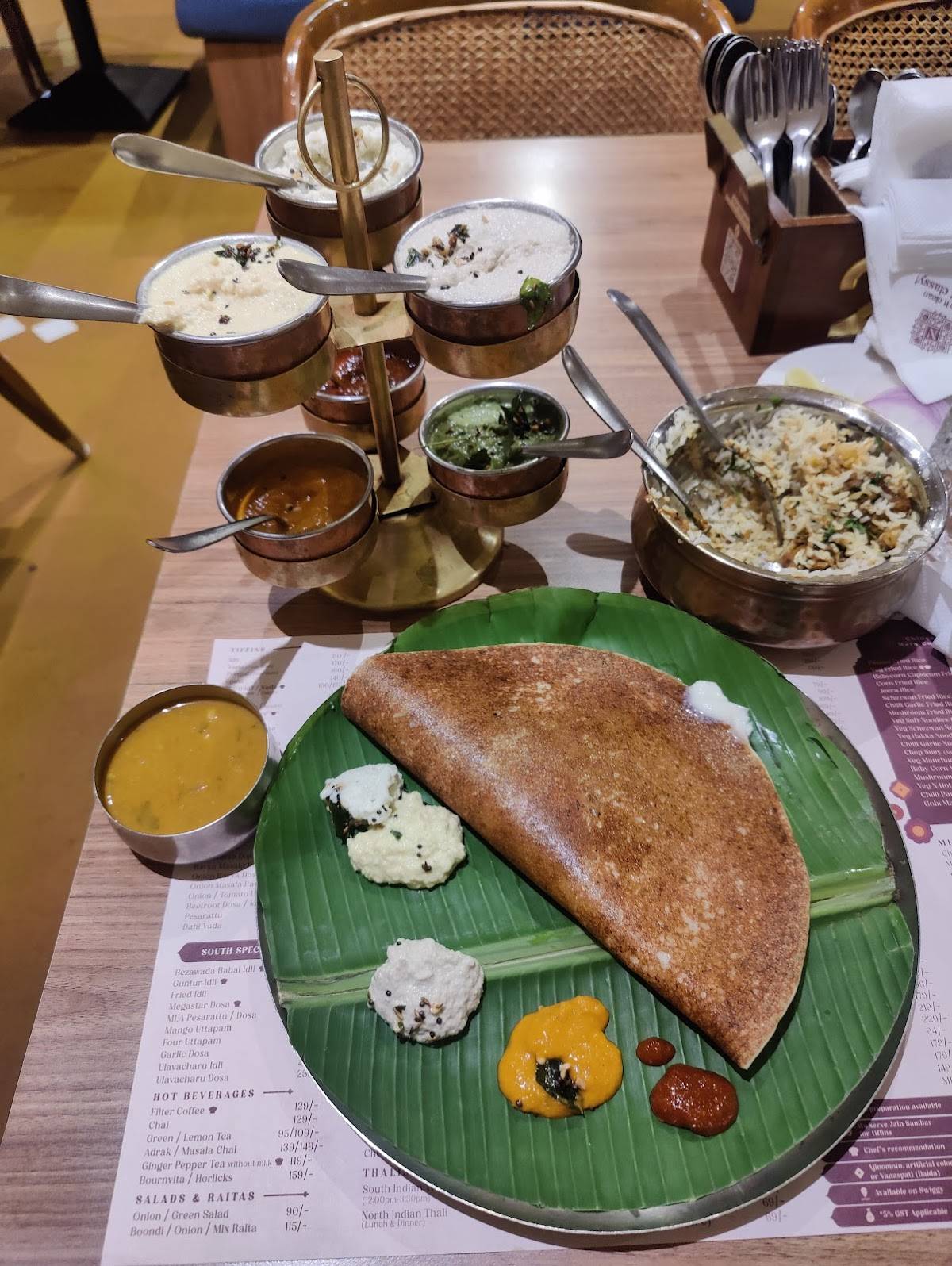 Menu at Naani’s Pure Veg, Hyderabad