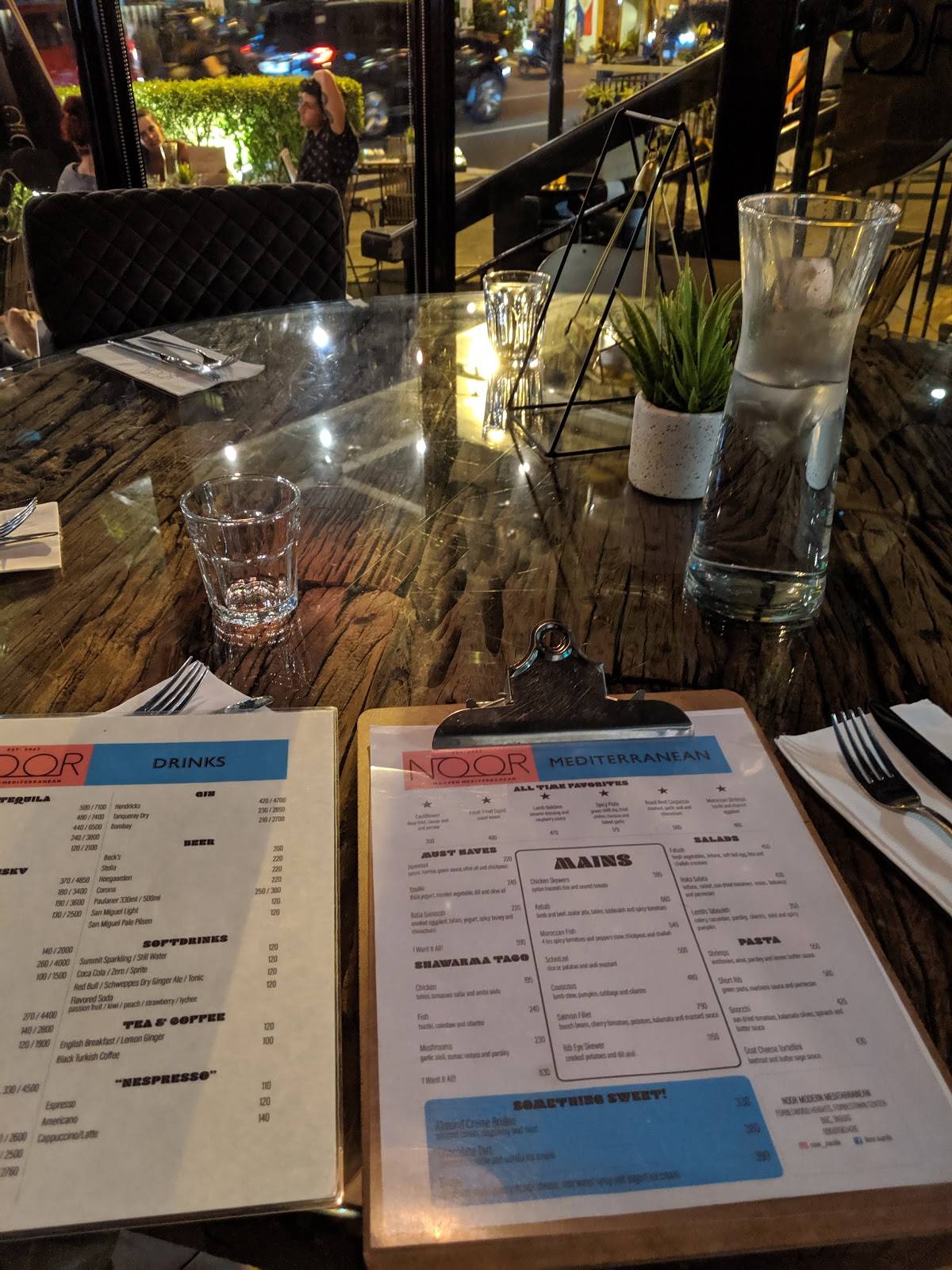 Menu at NOOR MANILA restaurant, Taguig, f133 Forbestown Rd