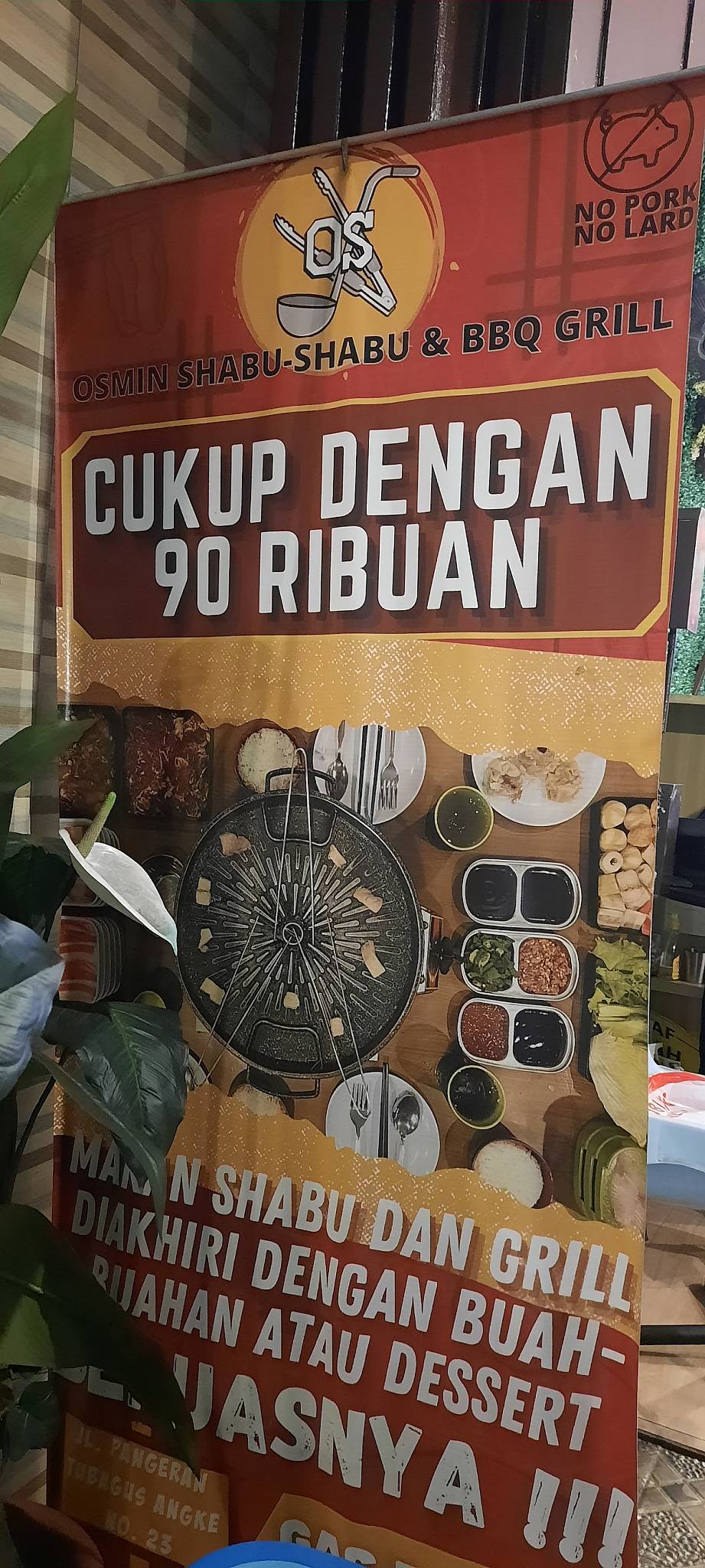 Menu at OSMIN SHABU SHABU & GRILL restaurant, West Jakarta