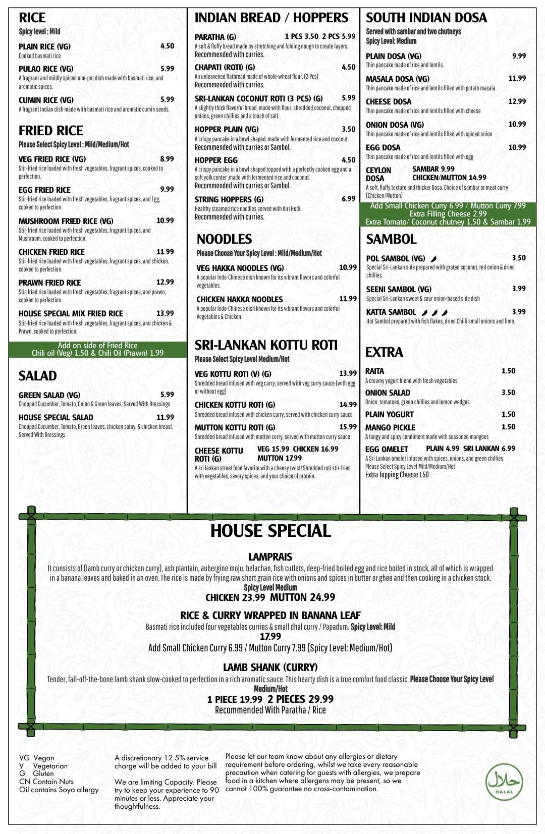 Menu at Peninsula restaurant, London, 3 Lower Grosvenor Pl
