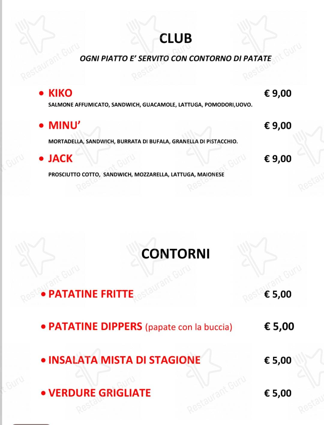 Menu da Pepitas_RistoBar, Trescore Cremasco