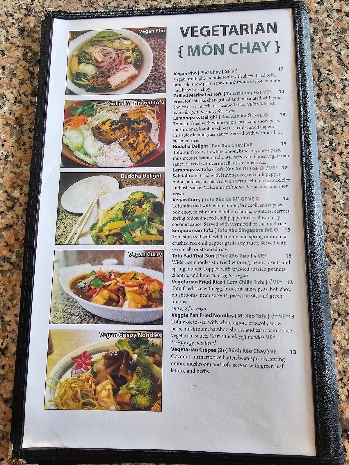 Menu at Phở Tháisơn restaurant, Kyle, Farm to Market 1626 #370
