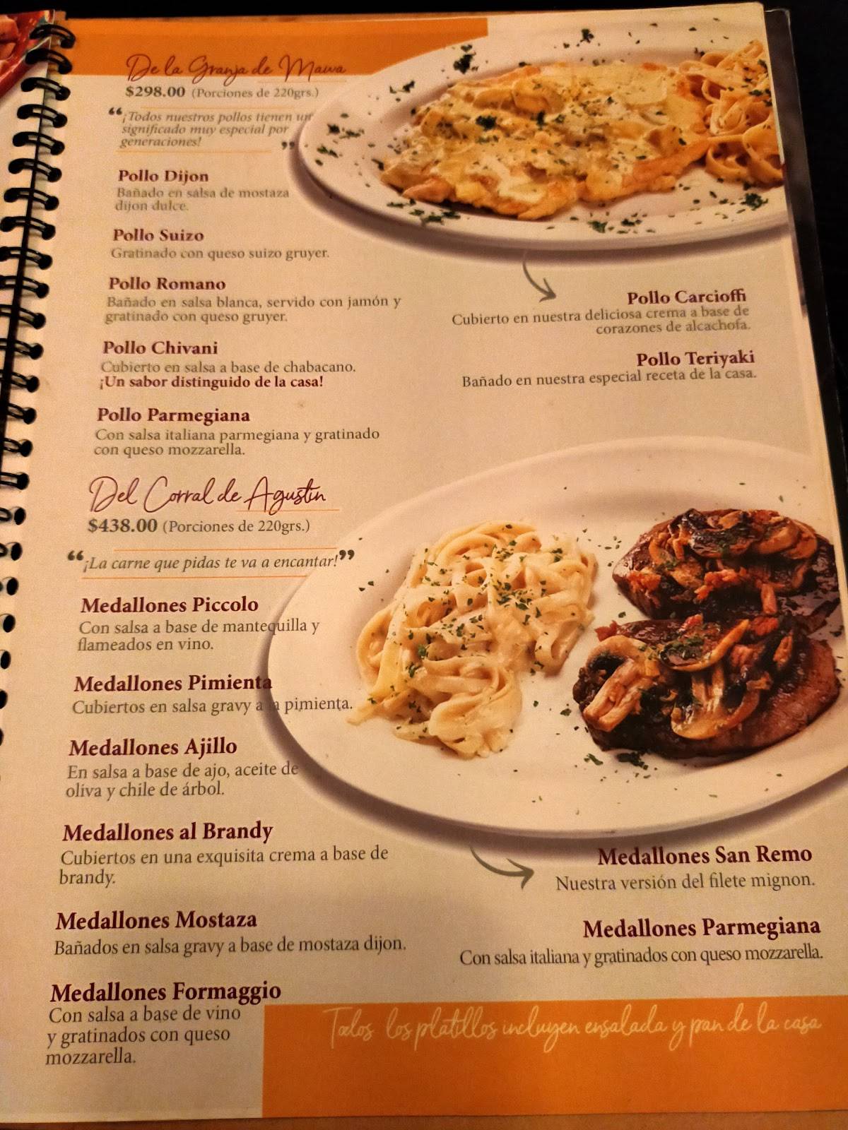 Menu at Piccolo restaurant, San Carlos, Blvd. Manlio Fabio Beltrones 337