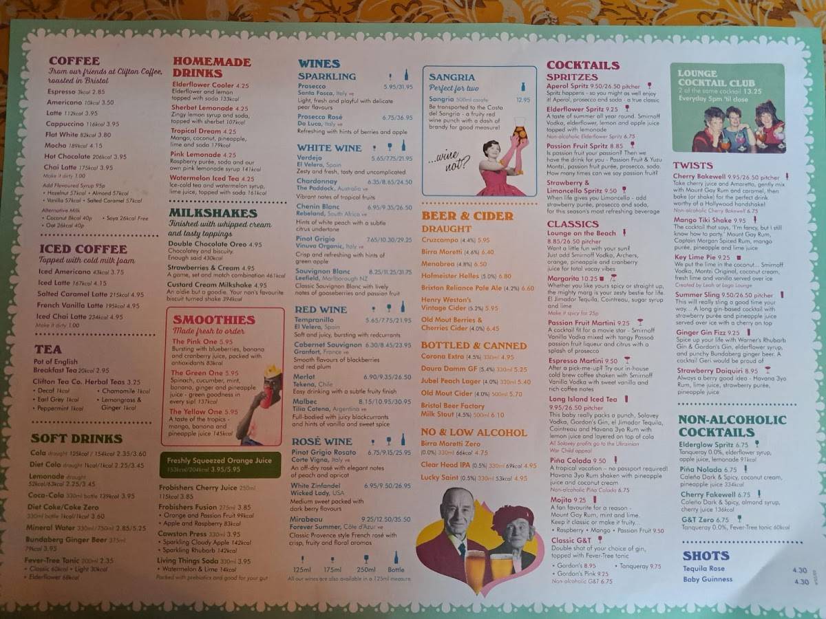 Menu at Pineto Lounge restaurant, Bracknell