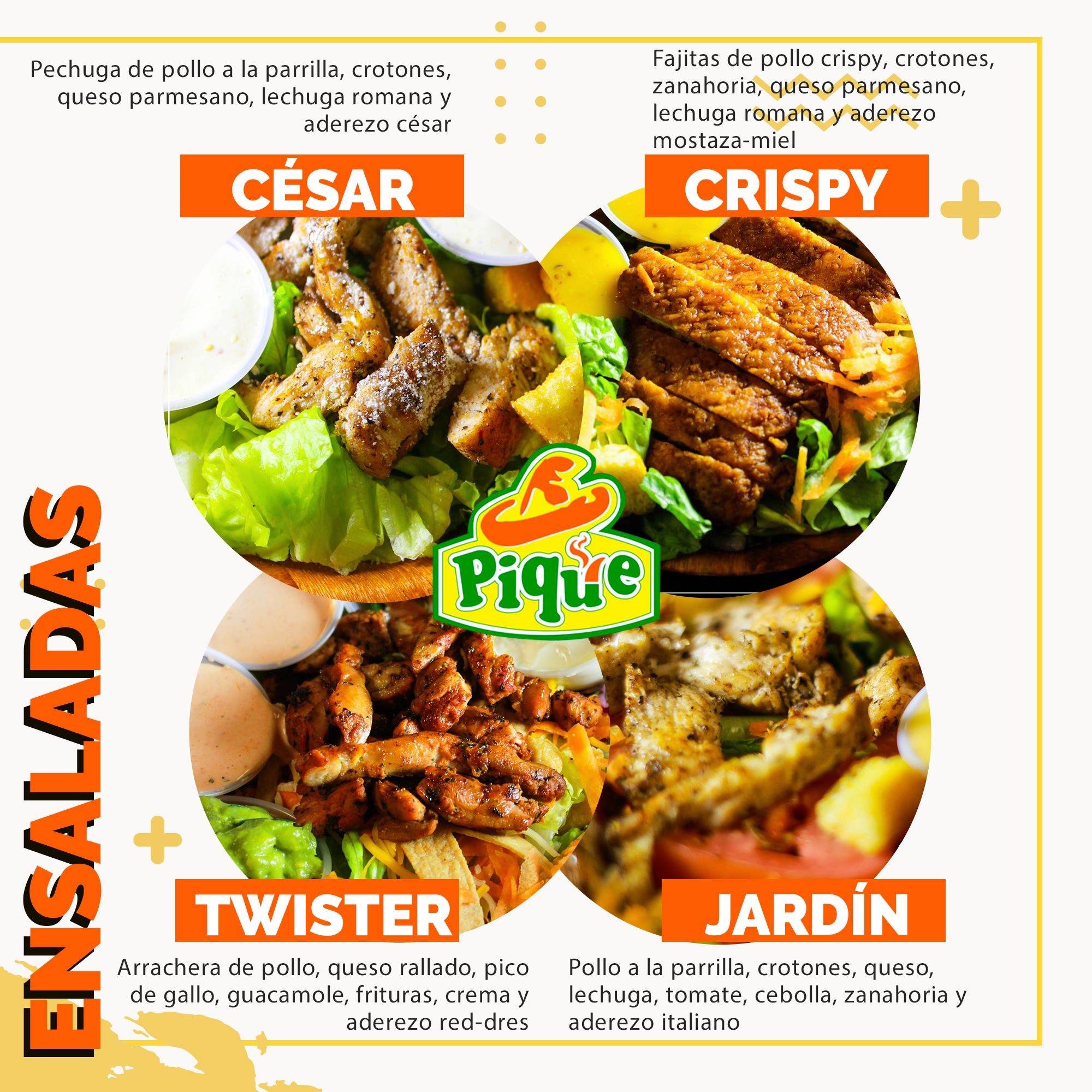 Carta del restaurante Piqué Chiles y Hamburguesas, Ciudad Juarez, Calle ...