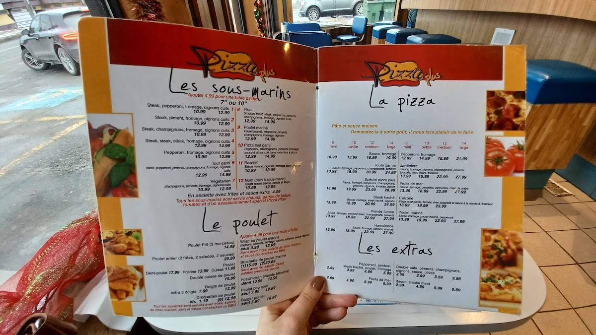 Menu at Restaurant Pizza Plus, Danville