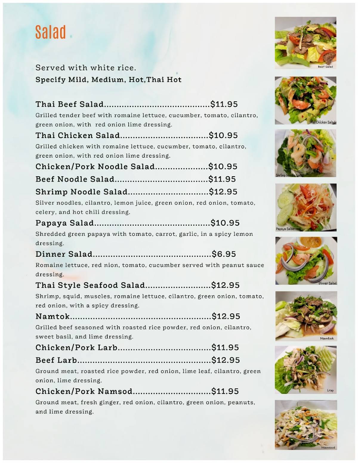 Menu at Racetrack Cafe, Fort Walton Beach