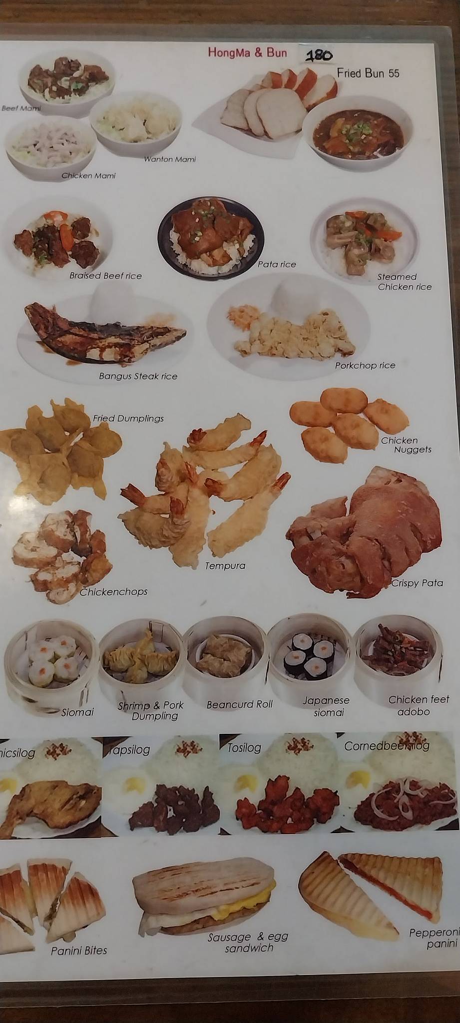Menu at Realitea Tea House restaurant, Quezon City