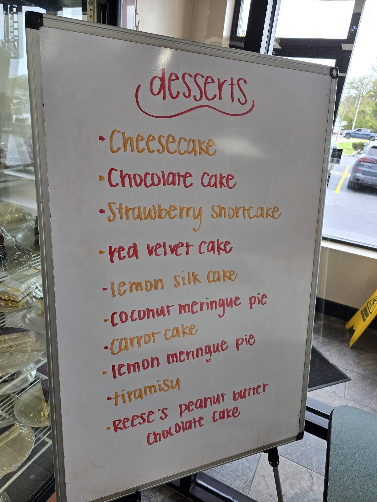 Menu at Red Star Diner restaurant, Temperance